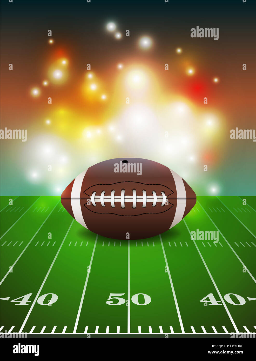 American football sport invitation poster hi-res stock photography and ...
