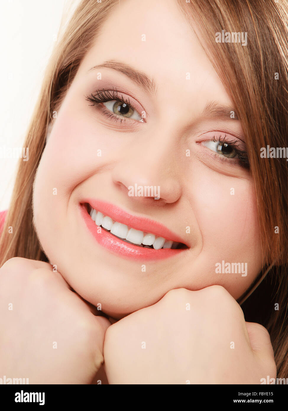 Positive thinking smiling face hi-res stock photography and images - Alamy