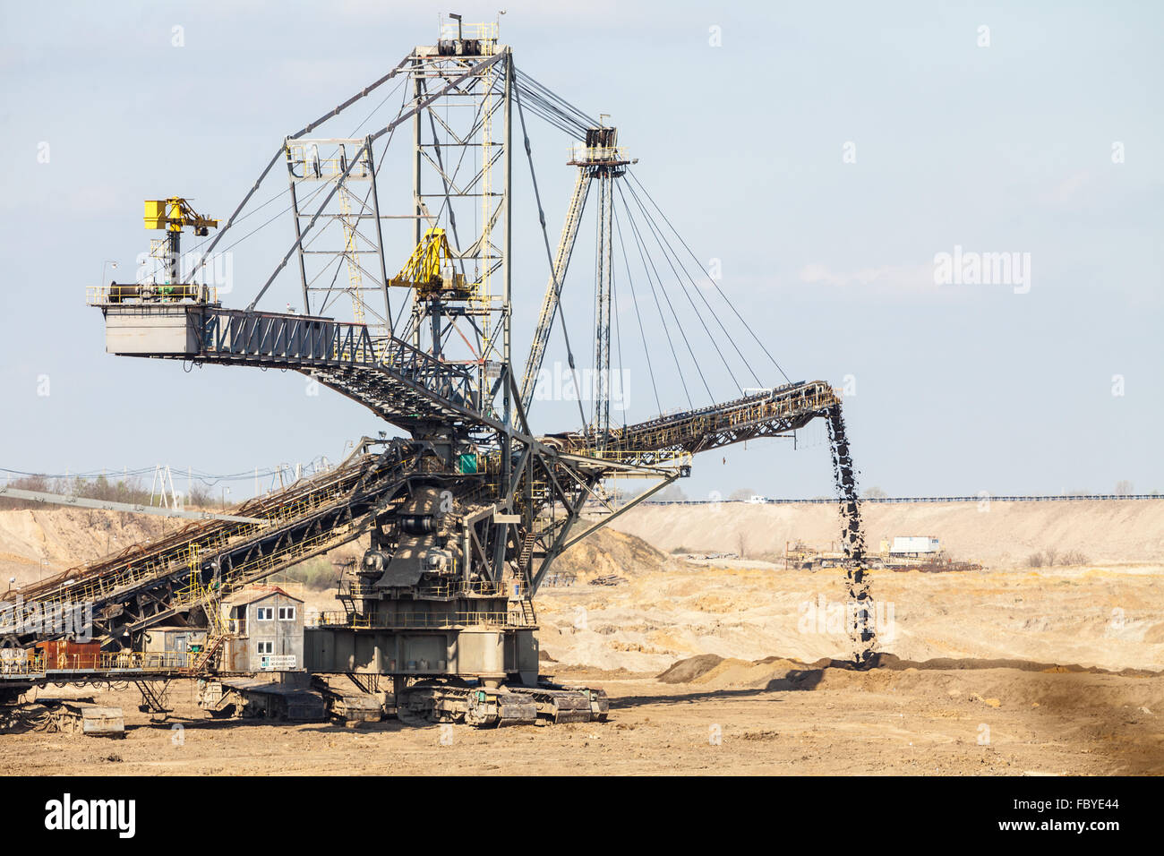 Mine excavator mine conveyor hi-res stock photography and images - Alamy