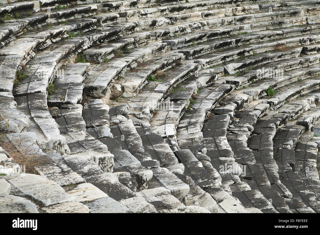 Ancient greek amphitheater in Turkey Stock Photo - Alamy