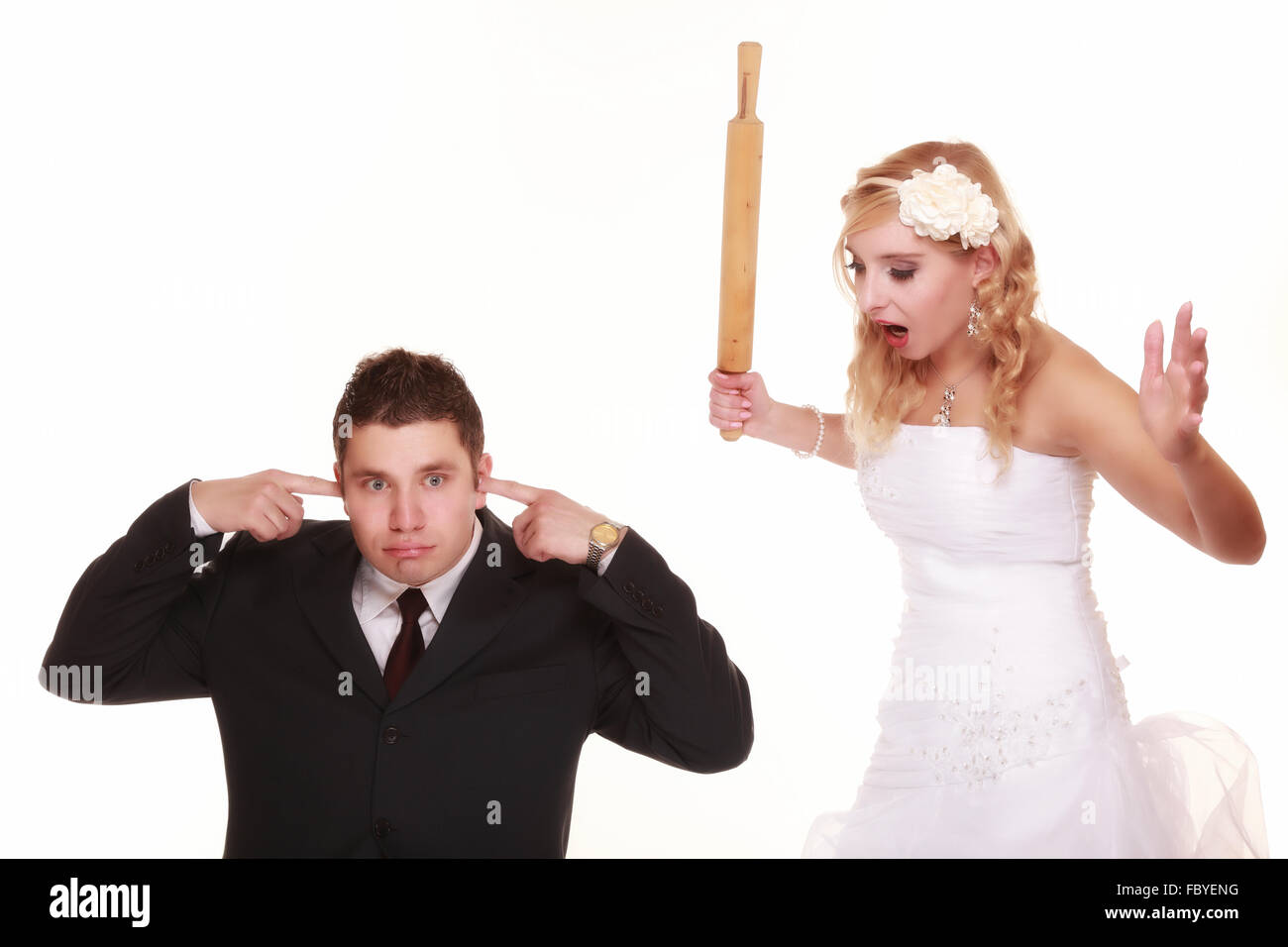 Angry bride Cut Out Stock Images & Pictures - Alamy