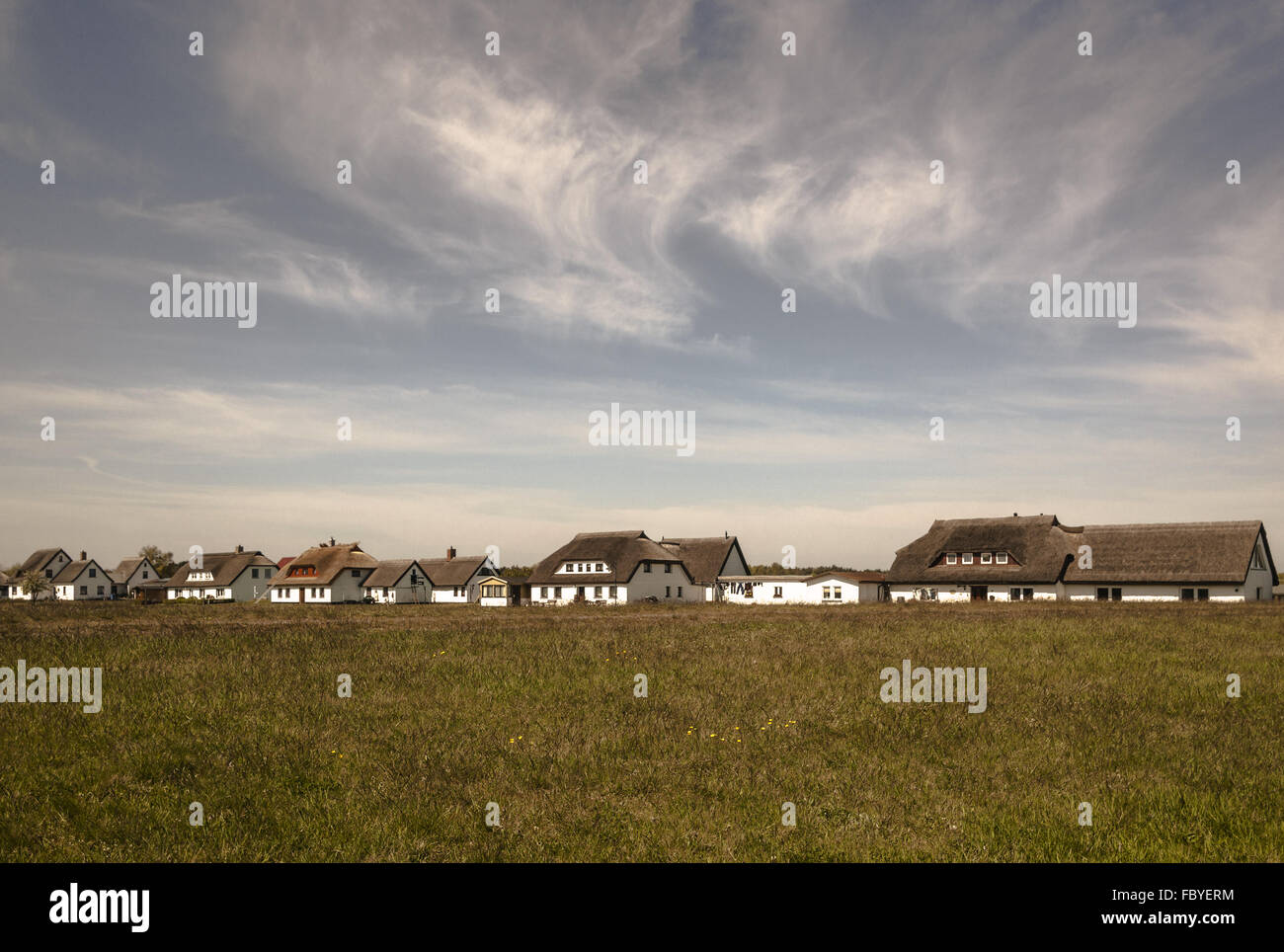 Neuendorf - place of Hiddensee Stock Photo - Alamy