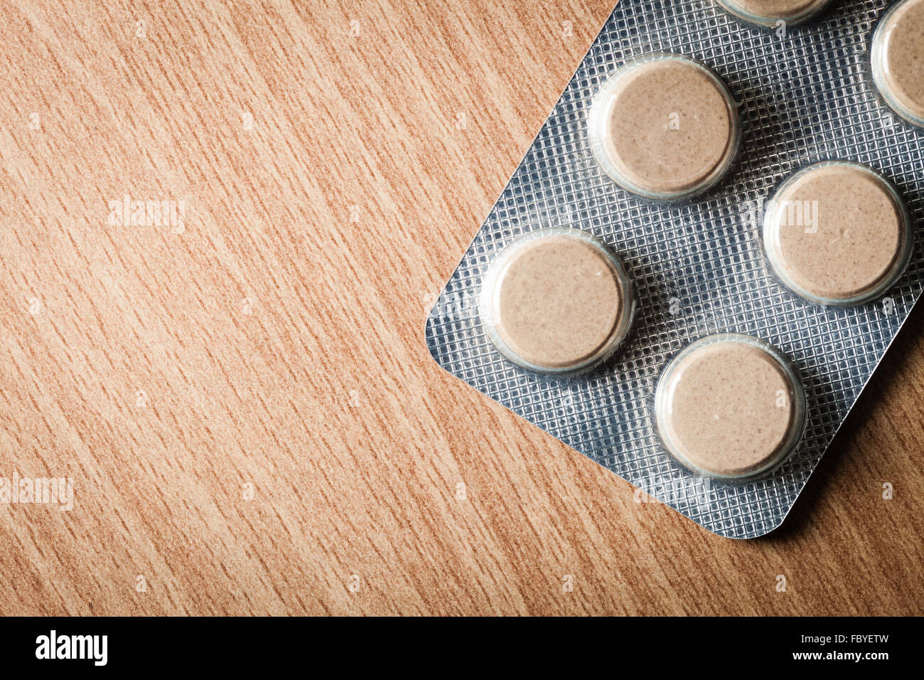 Medical background with pills tablets drugs Stock Photo - Alamy