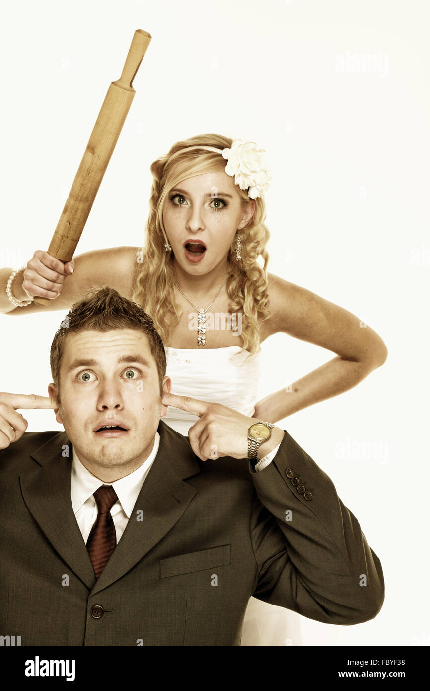 Fight at wedding hi-res stock photography and images - Alamy