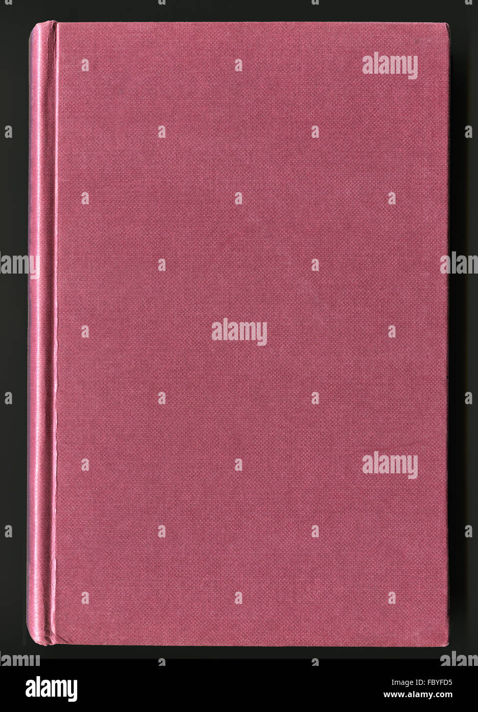 book cover made from ruby cloth Stock Photo - Alamy
