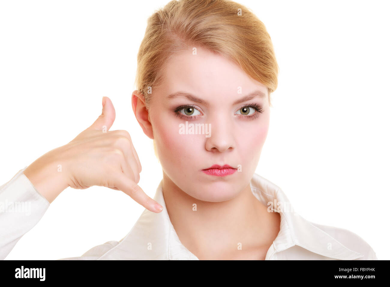 Gesture speak hi-res stock photography and images - Alamy