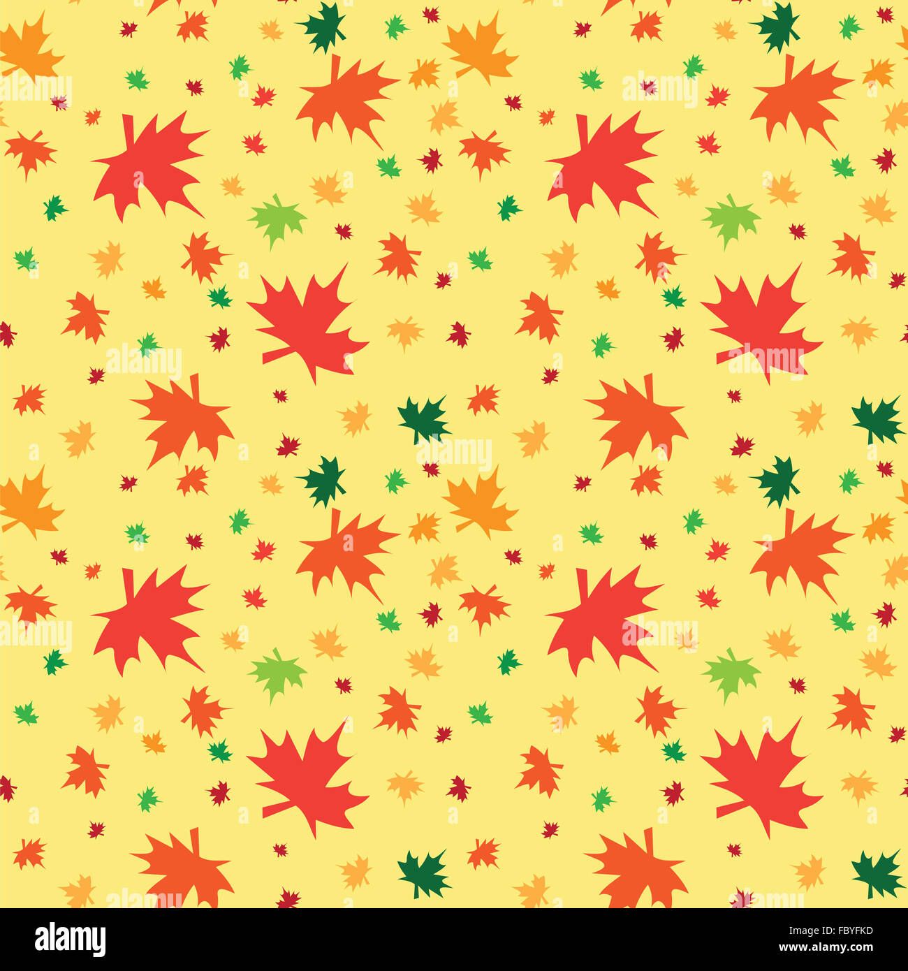 Seamless autumn leaves hi-res stock photography and images - Alamy