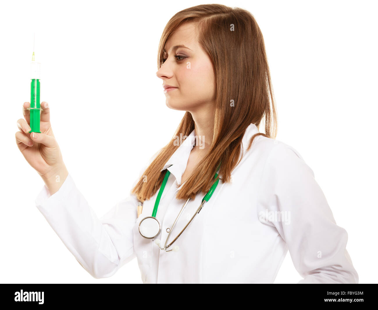 Woman shot needle hi-res stock photography and images - Alamy