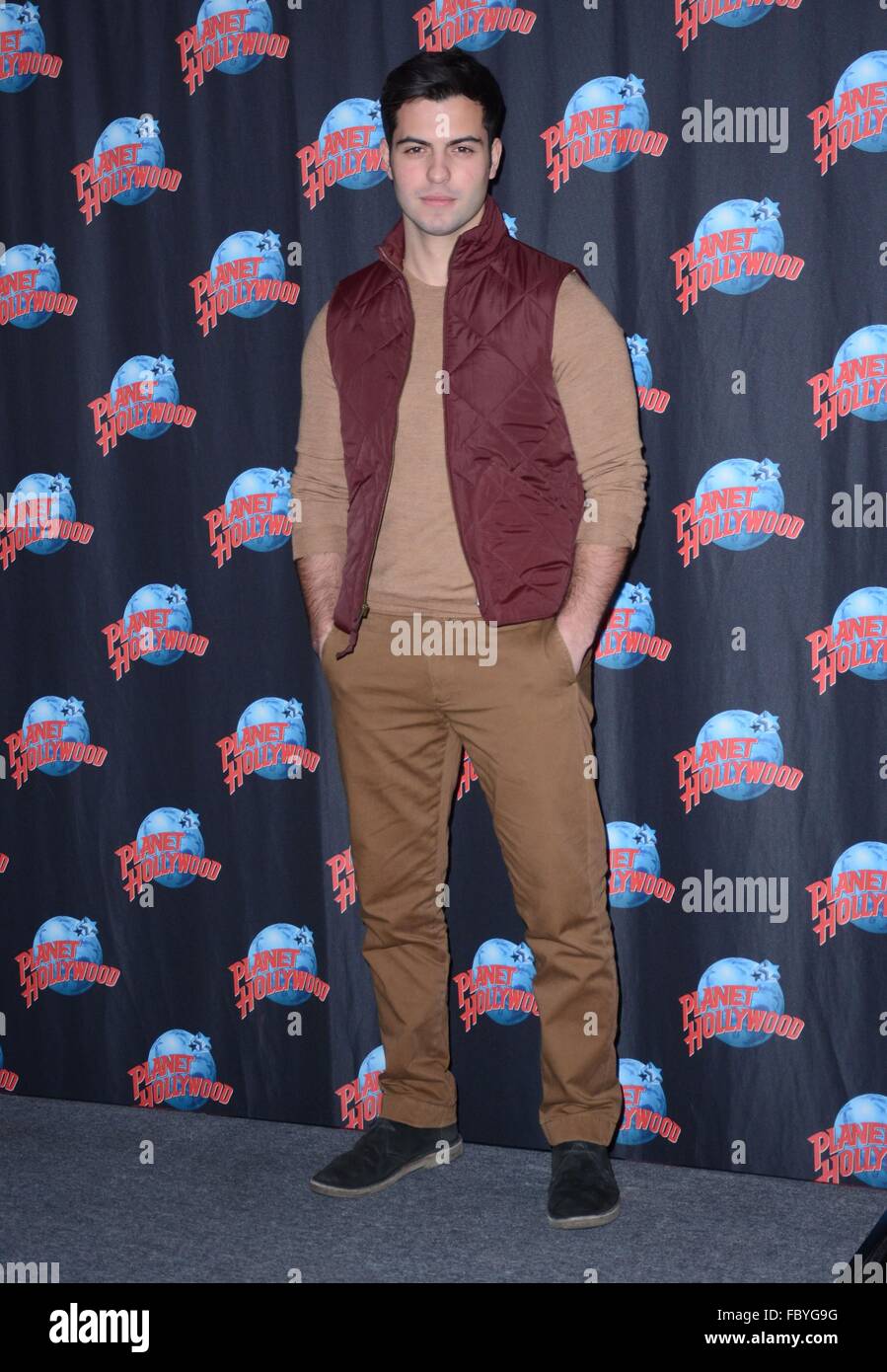 New York, NY, USA. 19th Jan, 2016. David Castro at a public appearance ...
