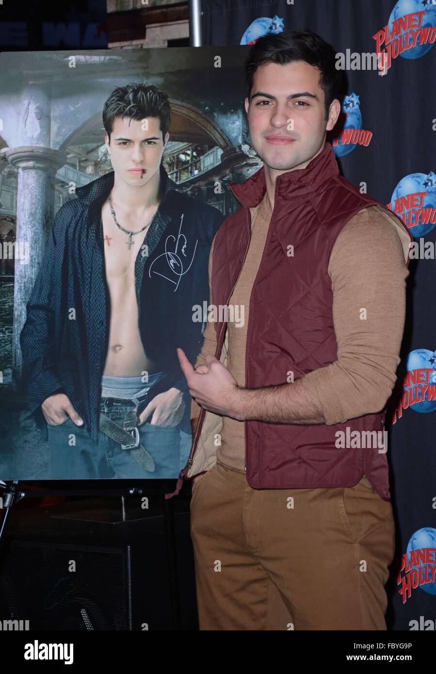New York, NY, USA. 19th Jan, 2016. David Castro at a public appearance ...