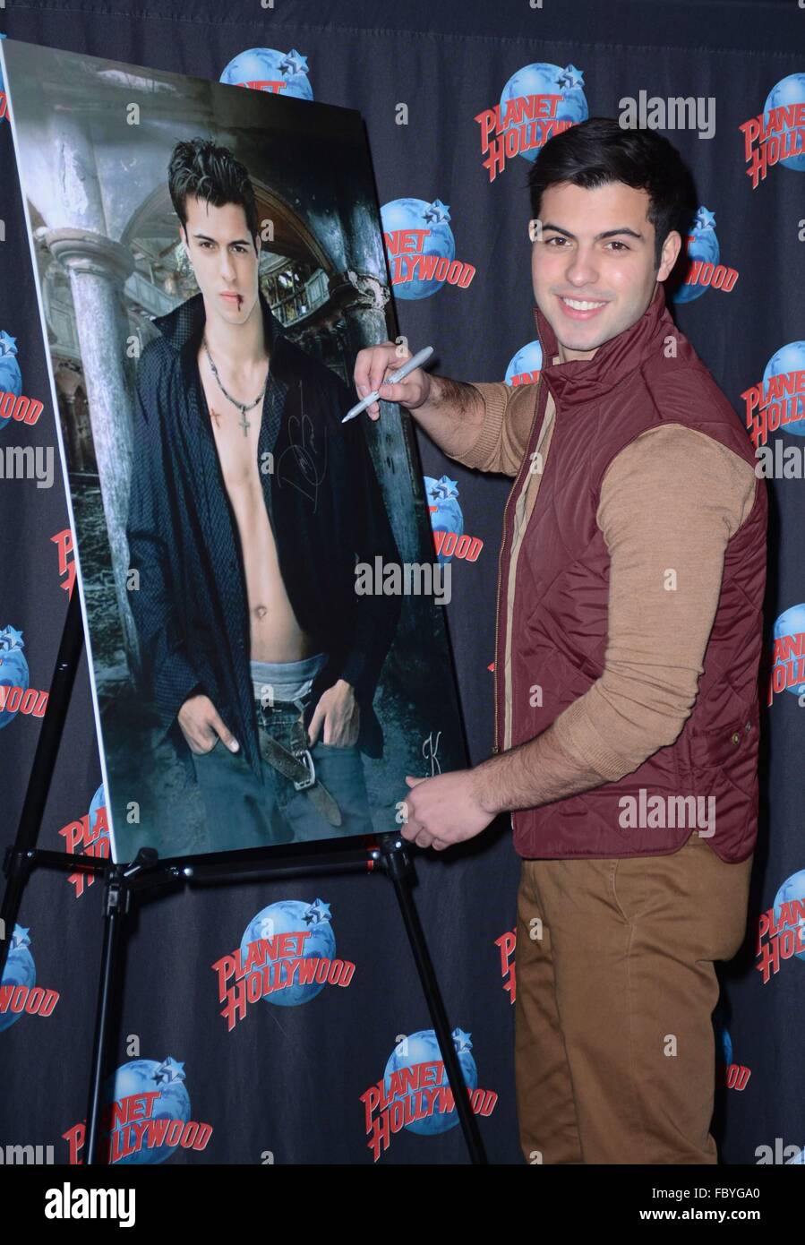 New York, NY, USA. 19th Jan, 2016. David Castro at a public appearance ...