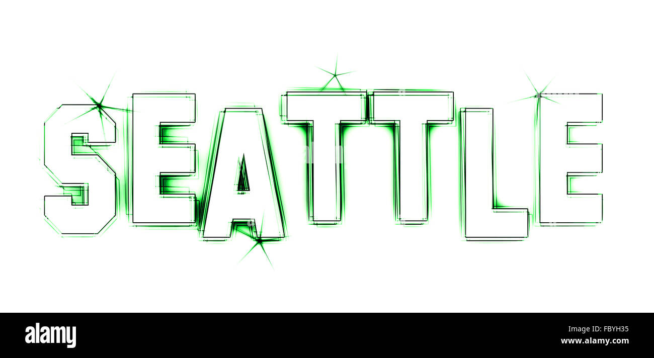 Seattle Cut Out Stock Images & Pictures - Alamy