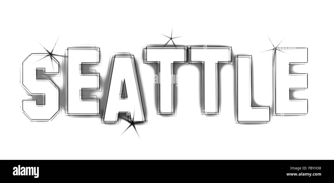 Seattle américa Black and White Stock Photos & Images - Alamy