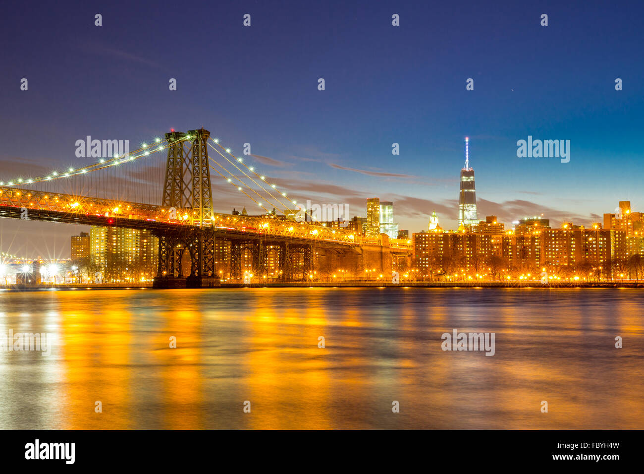 Williamsburg Bridge NYC Stock Photo - Alamy