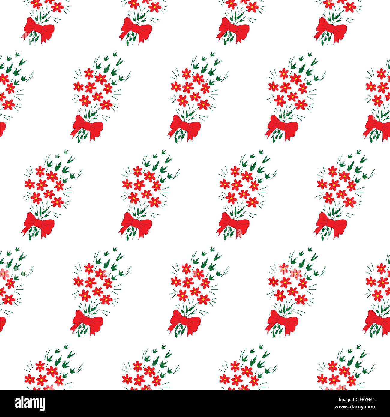 Seamless pattern daisy flowers hi-res stock photography and images - Alamy