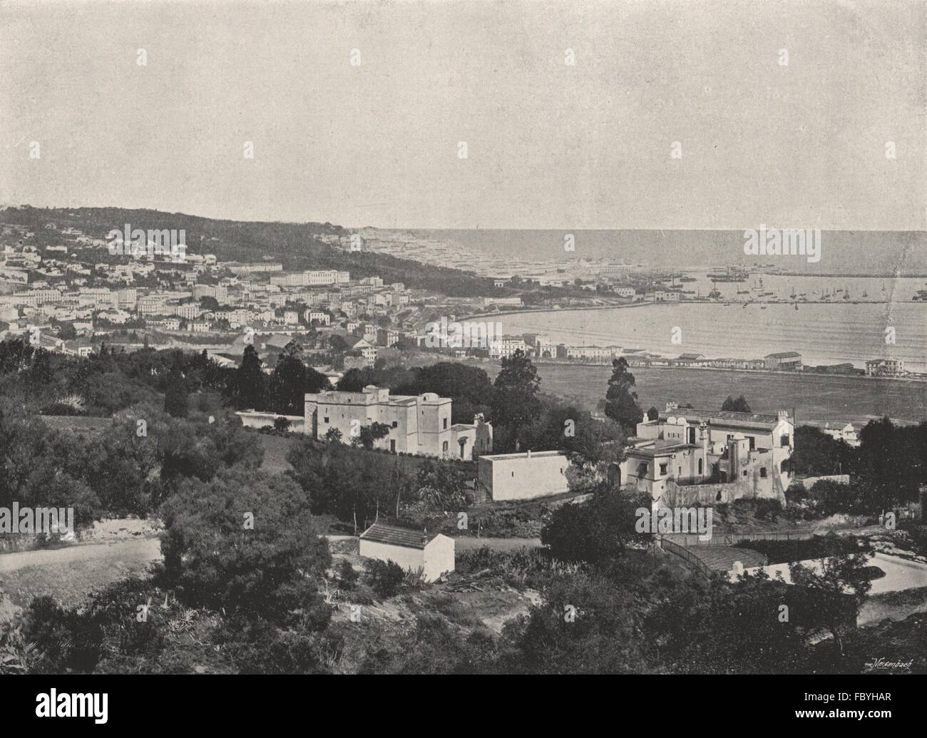 Vintage view of algiers hi-res stock photography and images - Alamy