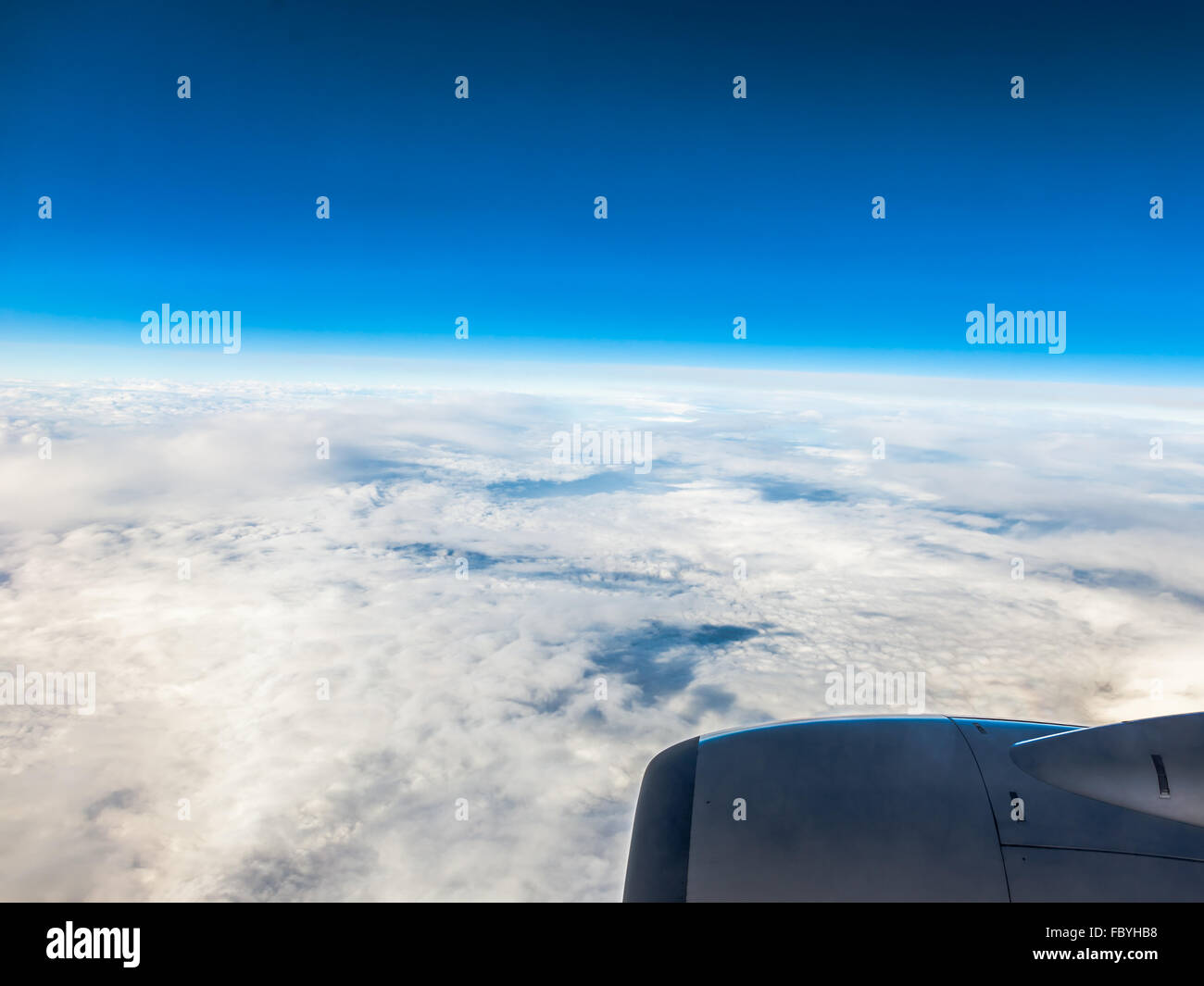 Aircraft window skyscape hi-res stock photography and images - Alamy