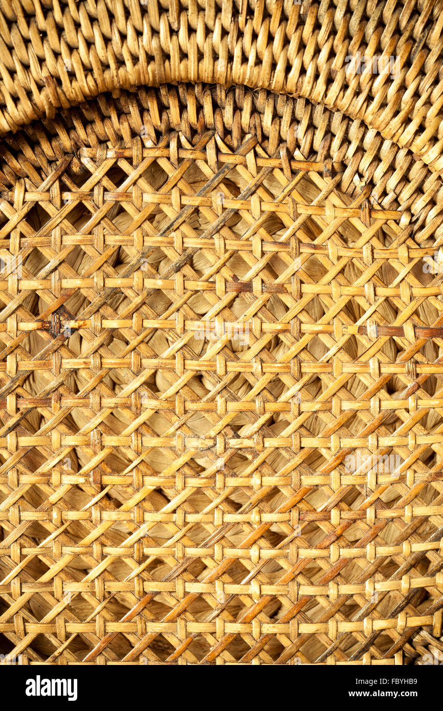 Wicker woven pattern for background or texture Stock Photo - Alamy