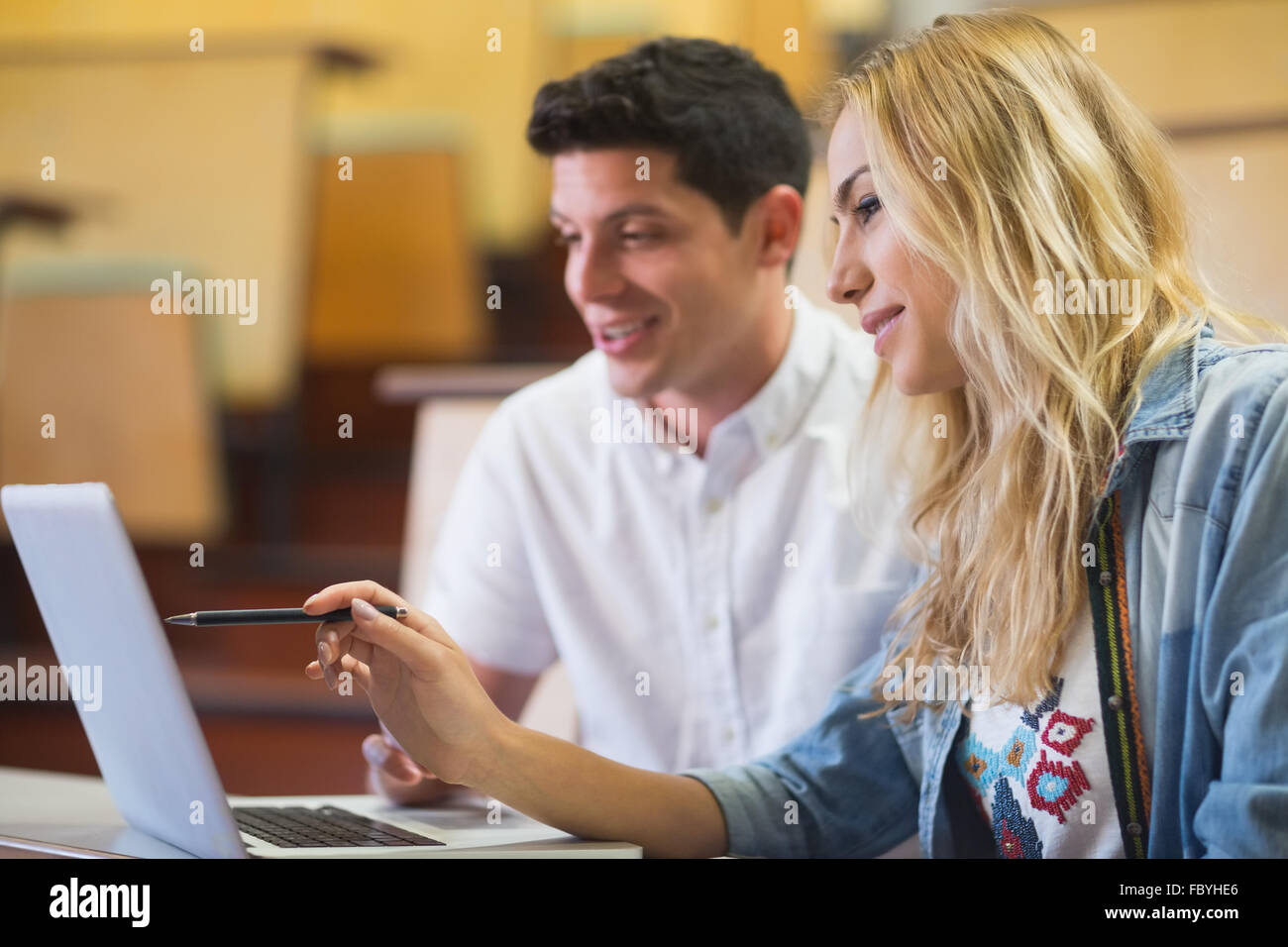 College students laptop book campus hi-res stock photography and images ...