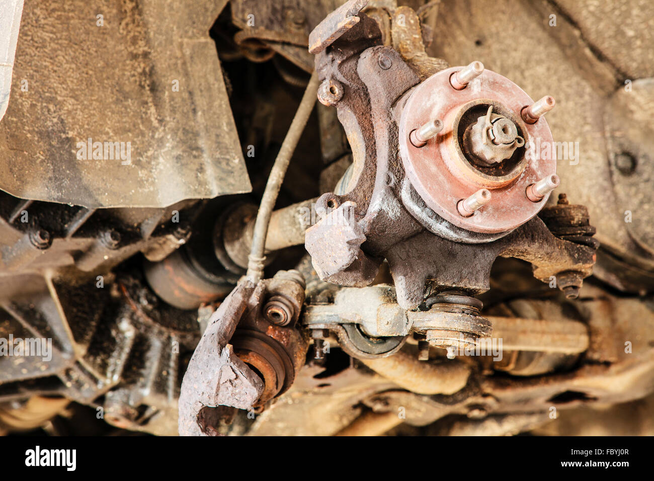 Front wheel assembly hi-res stock photography and images - Alamy