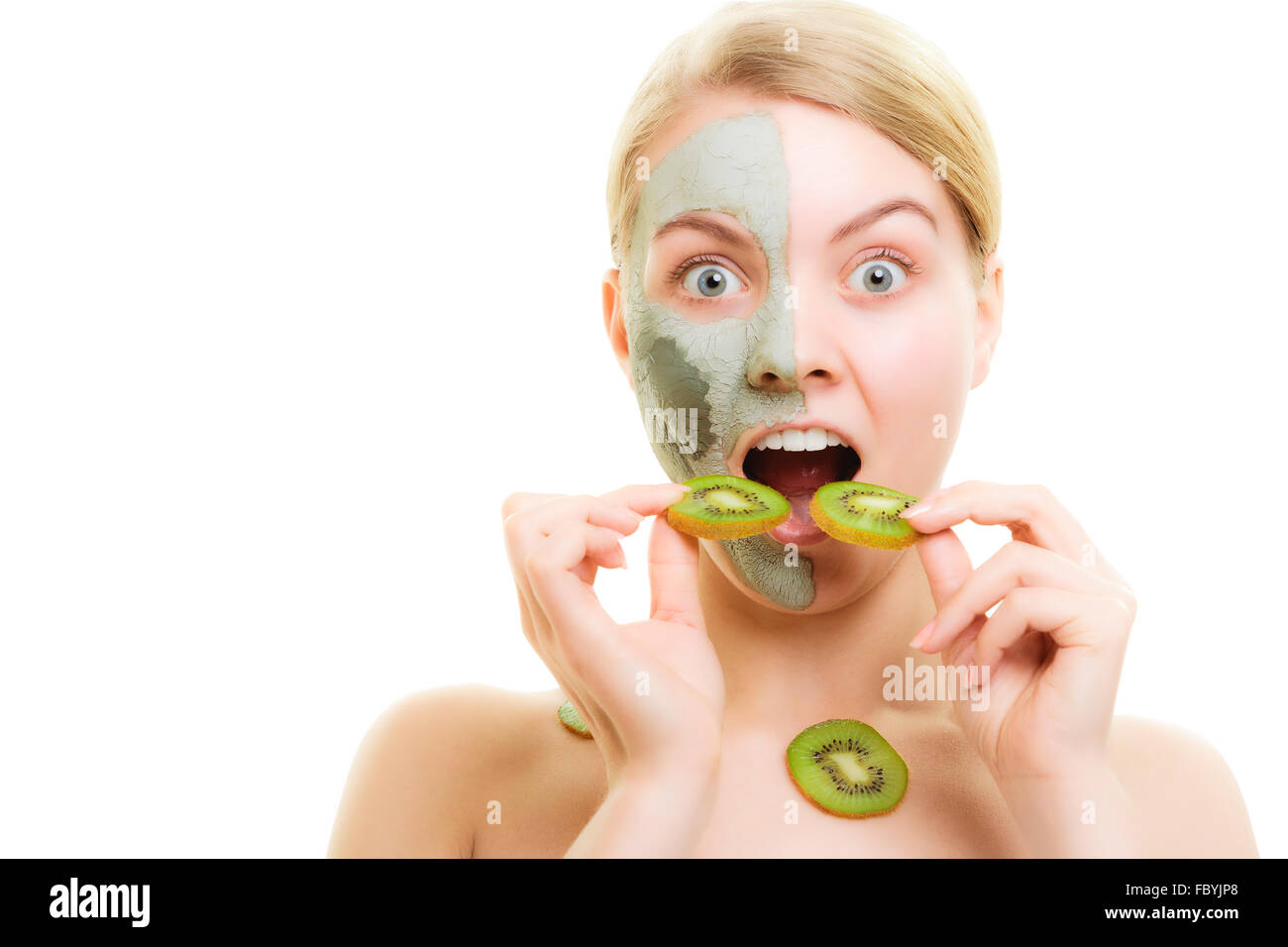 Girl eating clay hi-res stock photography and images - Alamy
