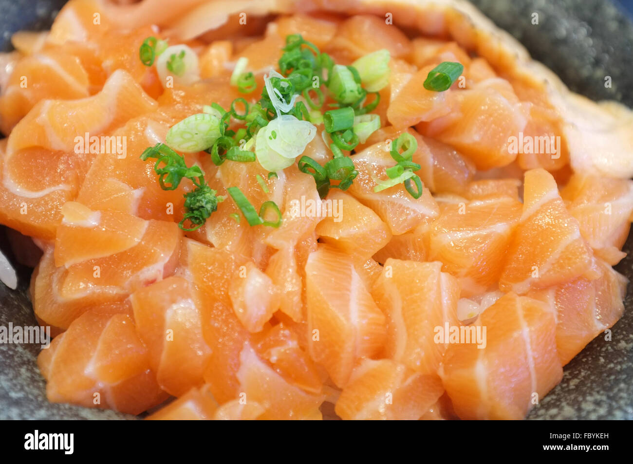 Raw salmon meat hi-res stock photography and images - Alamy