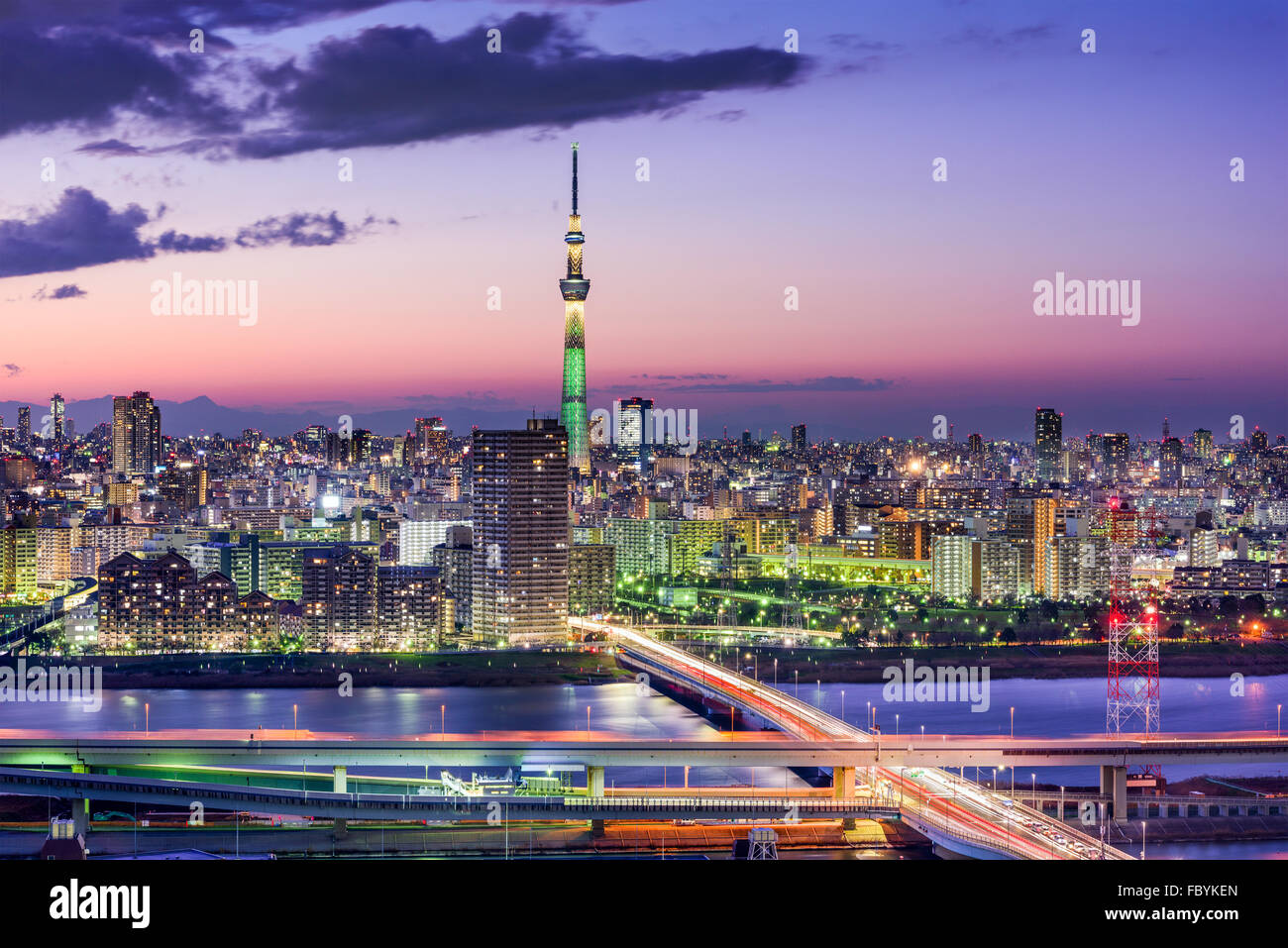 Tokyo, Japan city skyline Stock Photo - Alamy