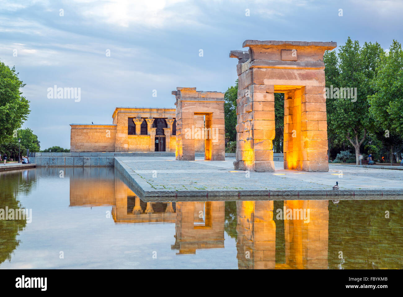 Temple de debod Madrid Stock Photo - Alamy