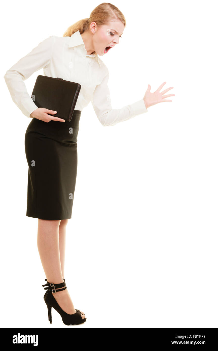 Boss secretary scream hi-res stock photography and images - Alamy