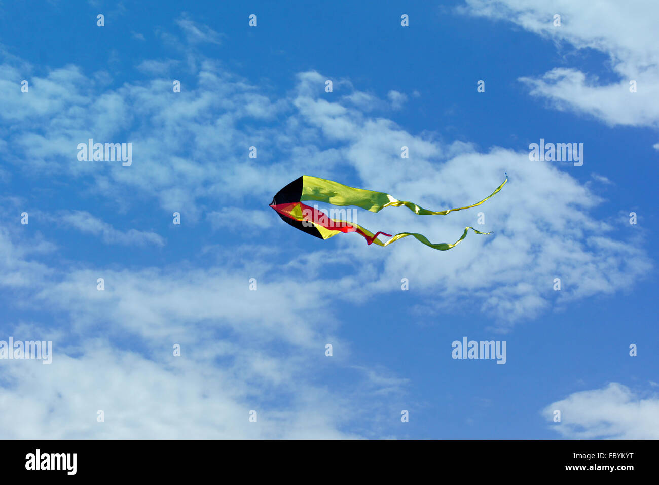 Kite flying in clear sky hi-res stock photography and images - Alamy