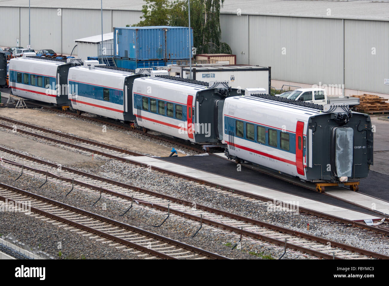 Talgo hotel train for the Russian Railways Stock Photo - Alamy