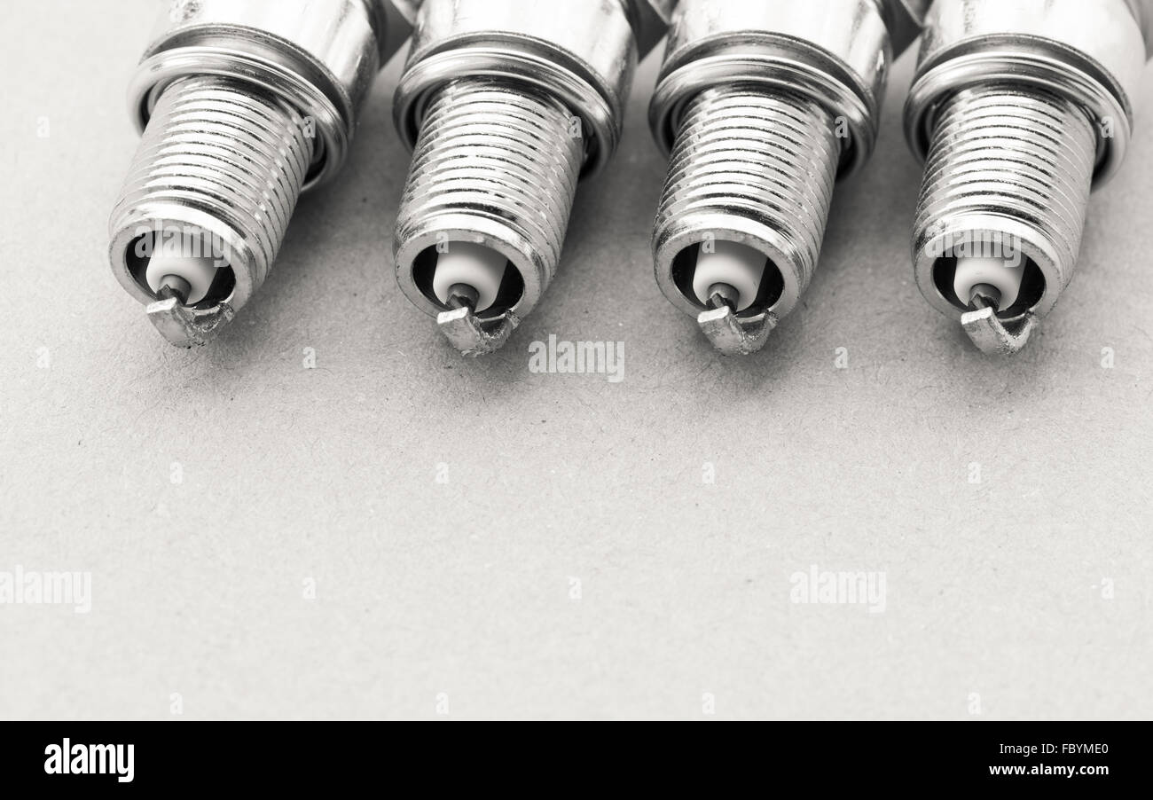 Car motor spark plugs metal hi-res stock photography and images - Alamy