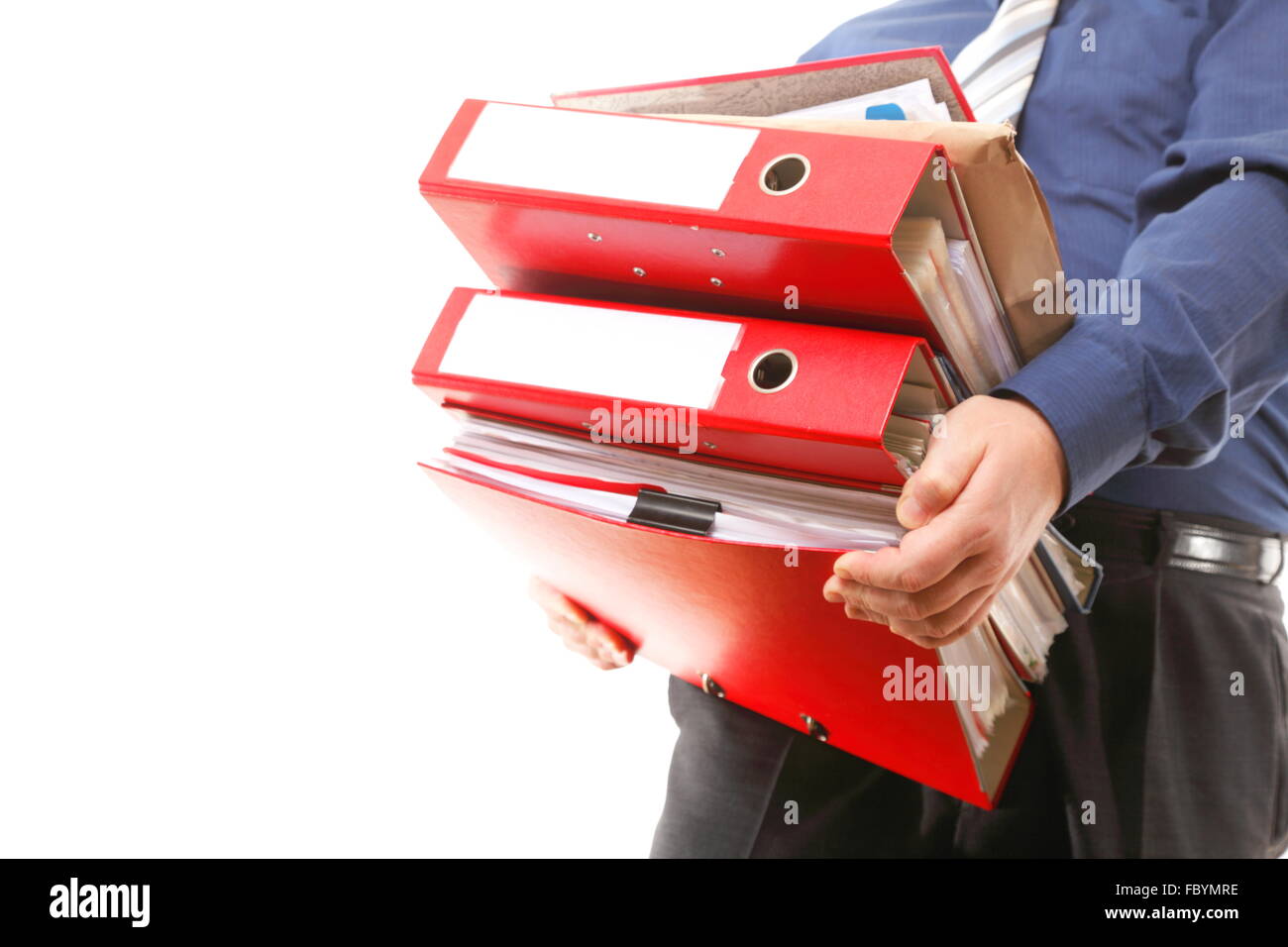 Stressed person office pile work hi-res stock photography and images ...