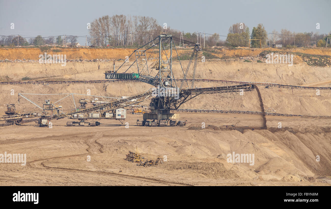 Big brown coal mine hi-res stock photography and images - Alamy