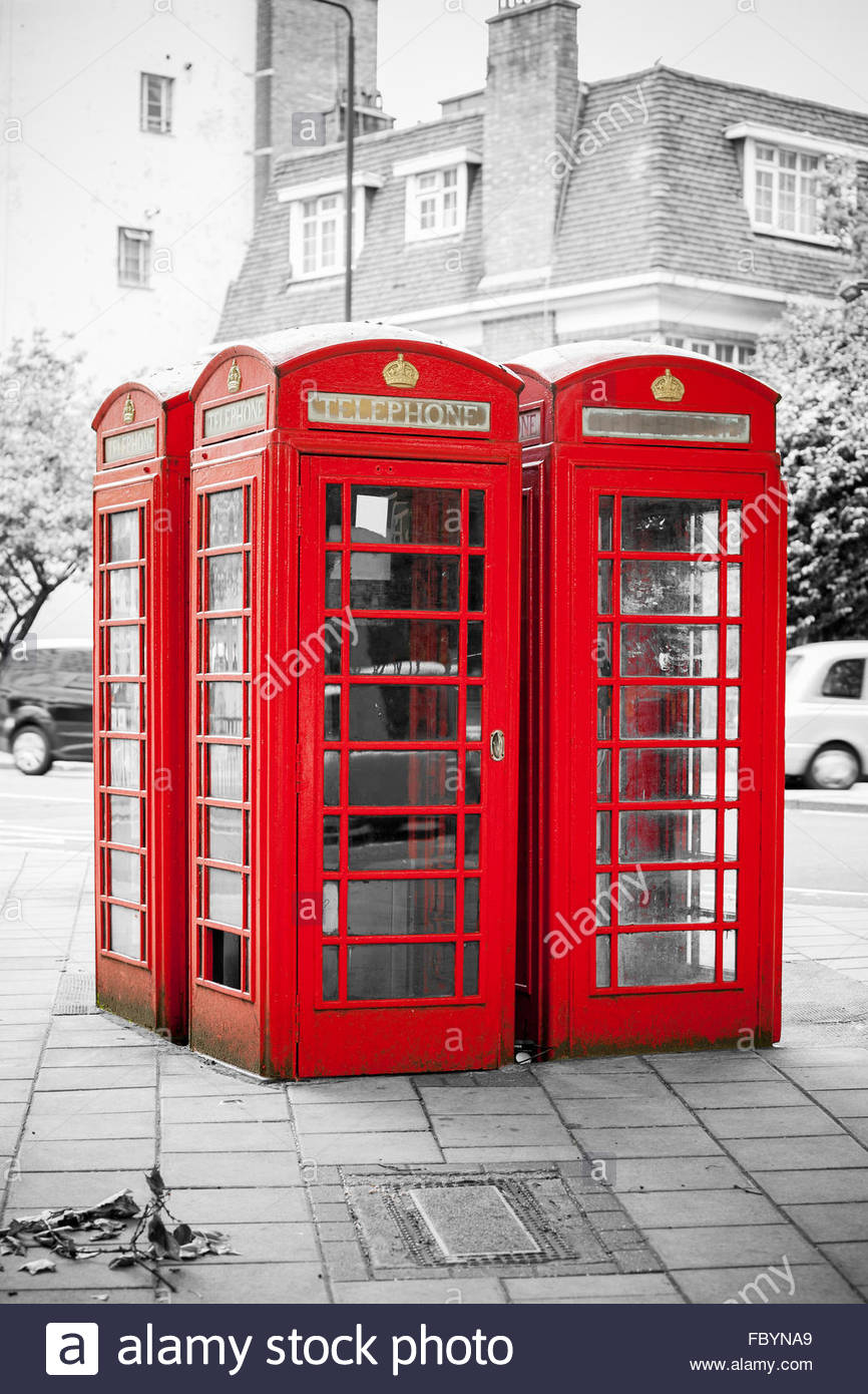 British Telephone Boxes Stock Photos & British Telephone Boxes Stock ...