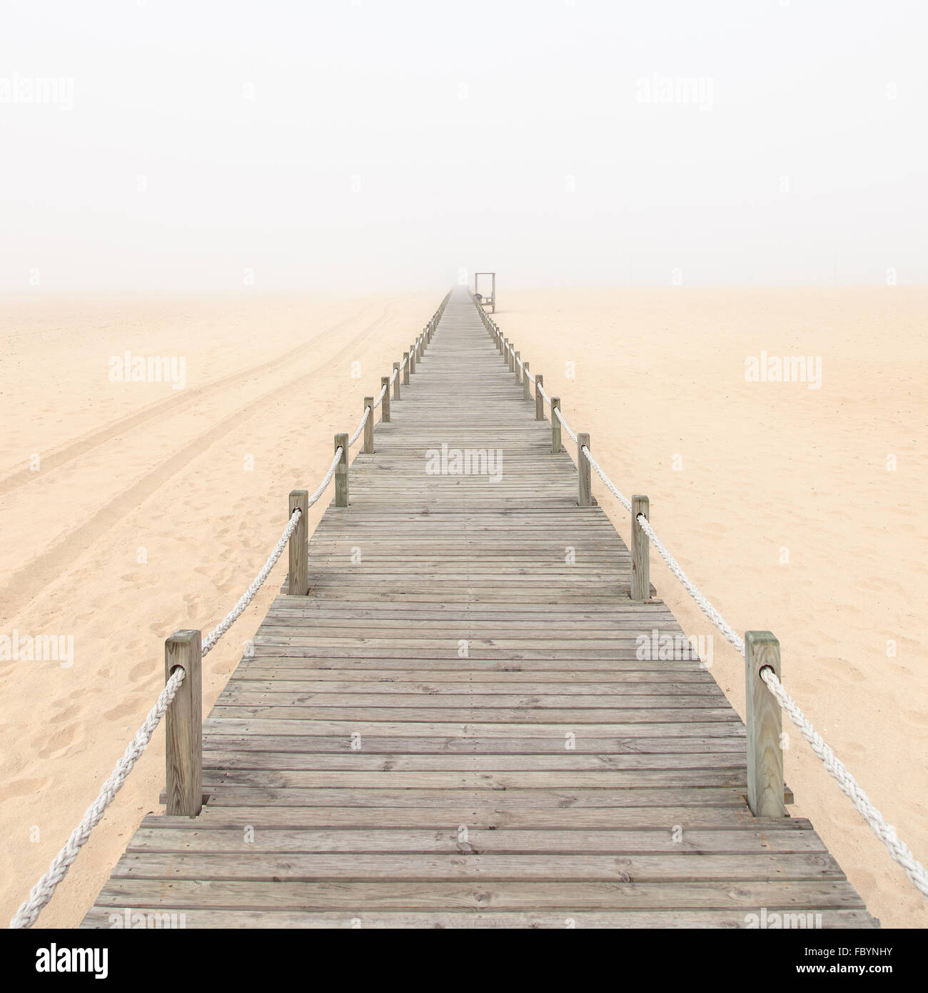 Wooden walk way at a beach hi-res stock photography and images - Alamy