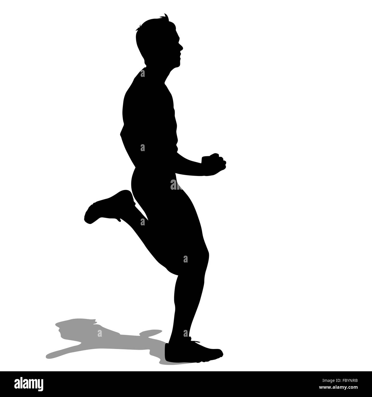 Professional athlete running Black and White Stock Photos & Images - Alamy