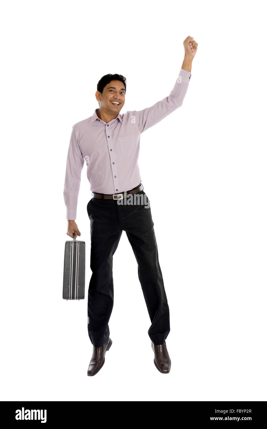 Indian man jumping hi-res stock photography and images - Alamy
