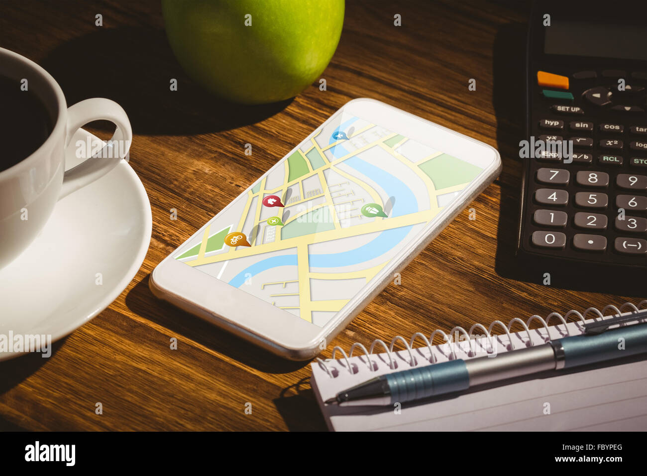 Map app hi-res stock photography and images - Alamy