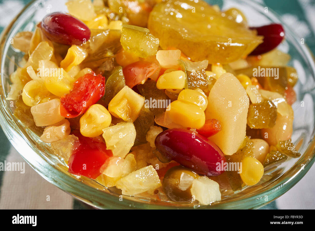 a bowl of chow chow, the Pennsylvania Dutch pickled relish Stock Photo ...