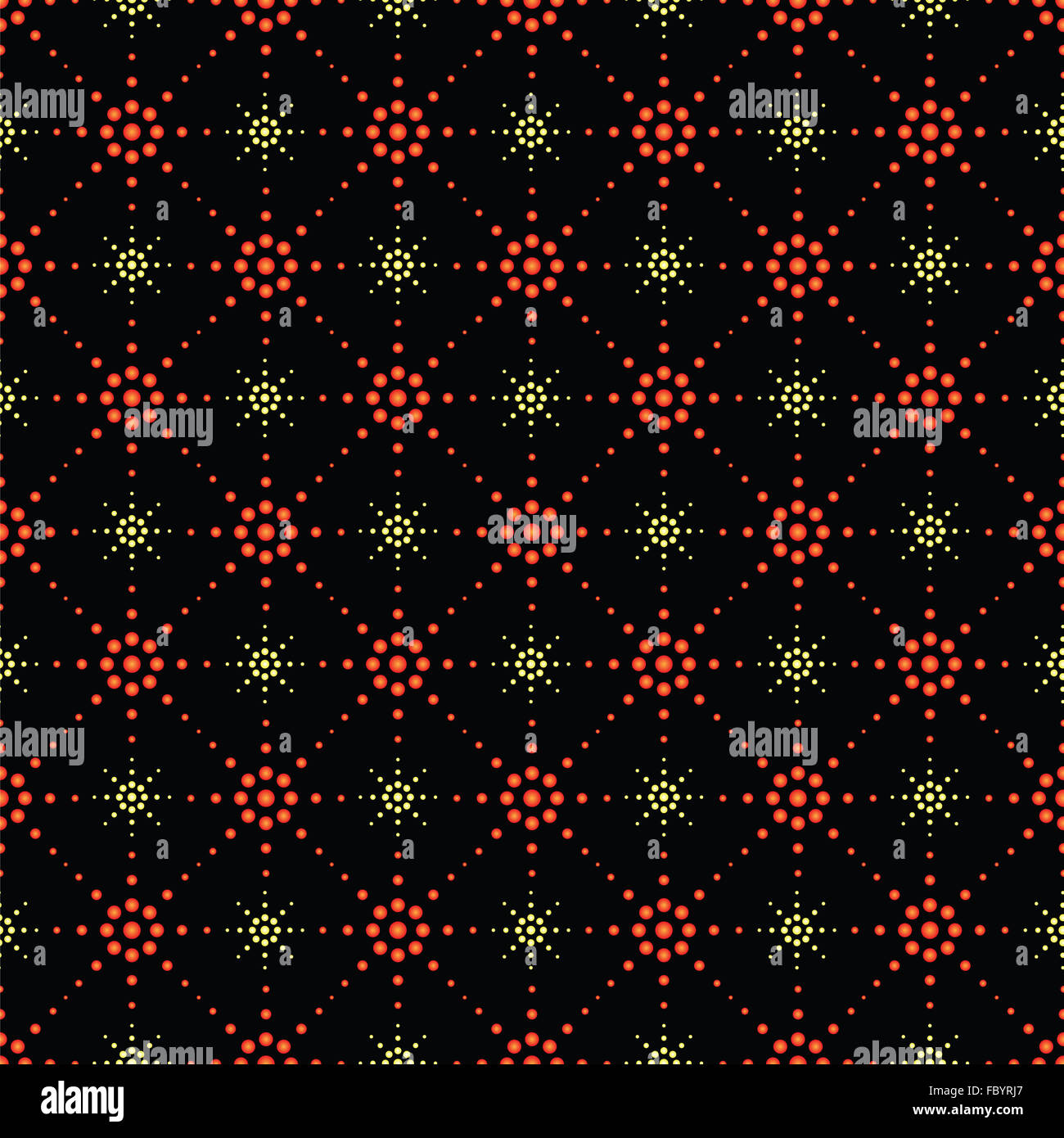 Seamless pattern of symbolic stars Stock Photo - Alamy