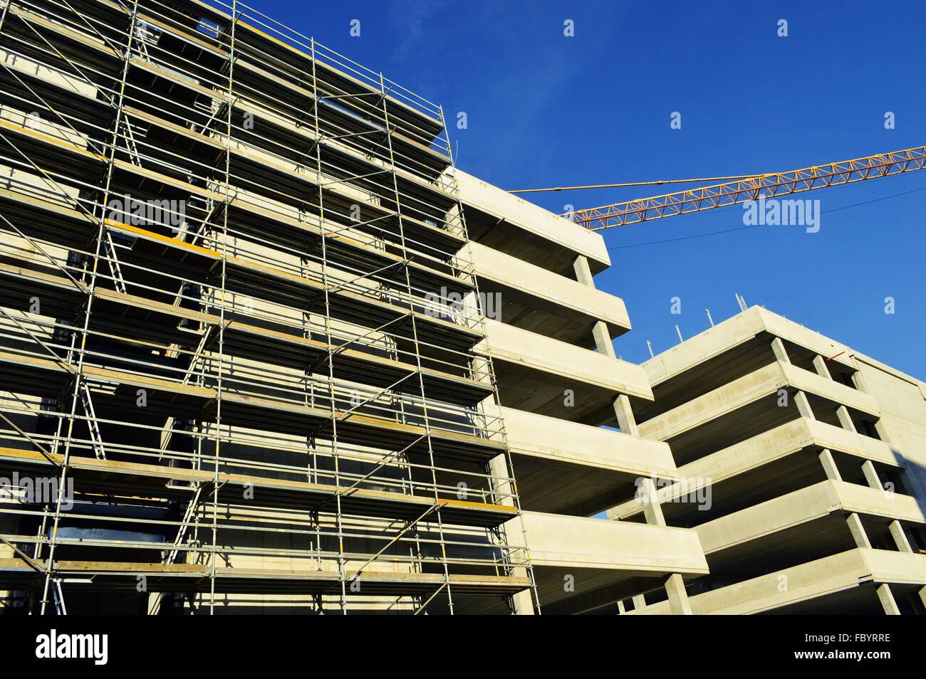 Construction of modern urban commercial architecture Stock Photo - Alamy