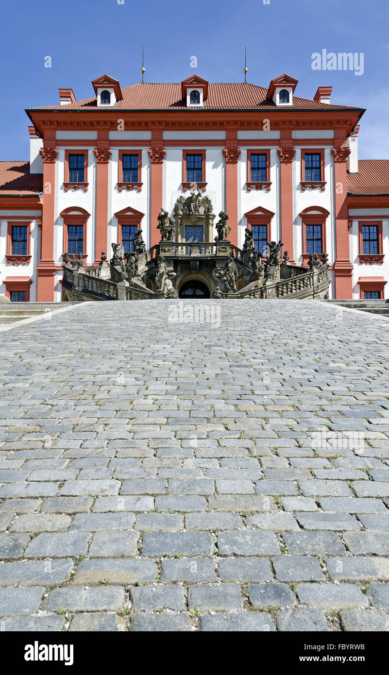 palace of Troja Stock Photo - Alamy
