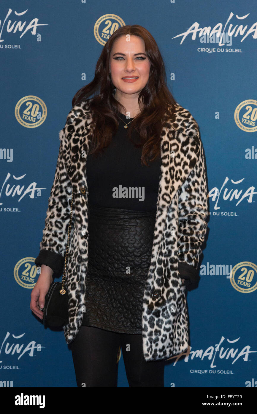 London, UK. 19 January 2016. DJ and presenter Kat Shoob. Celebrities ...