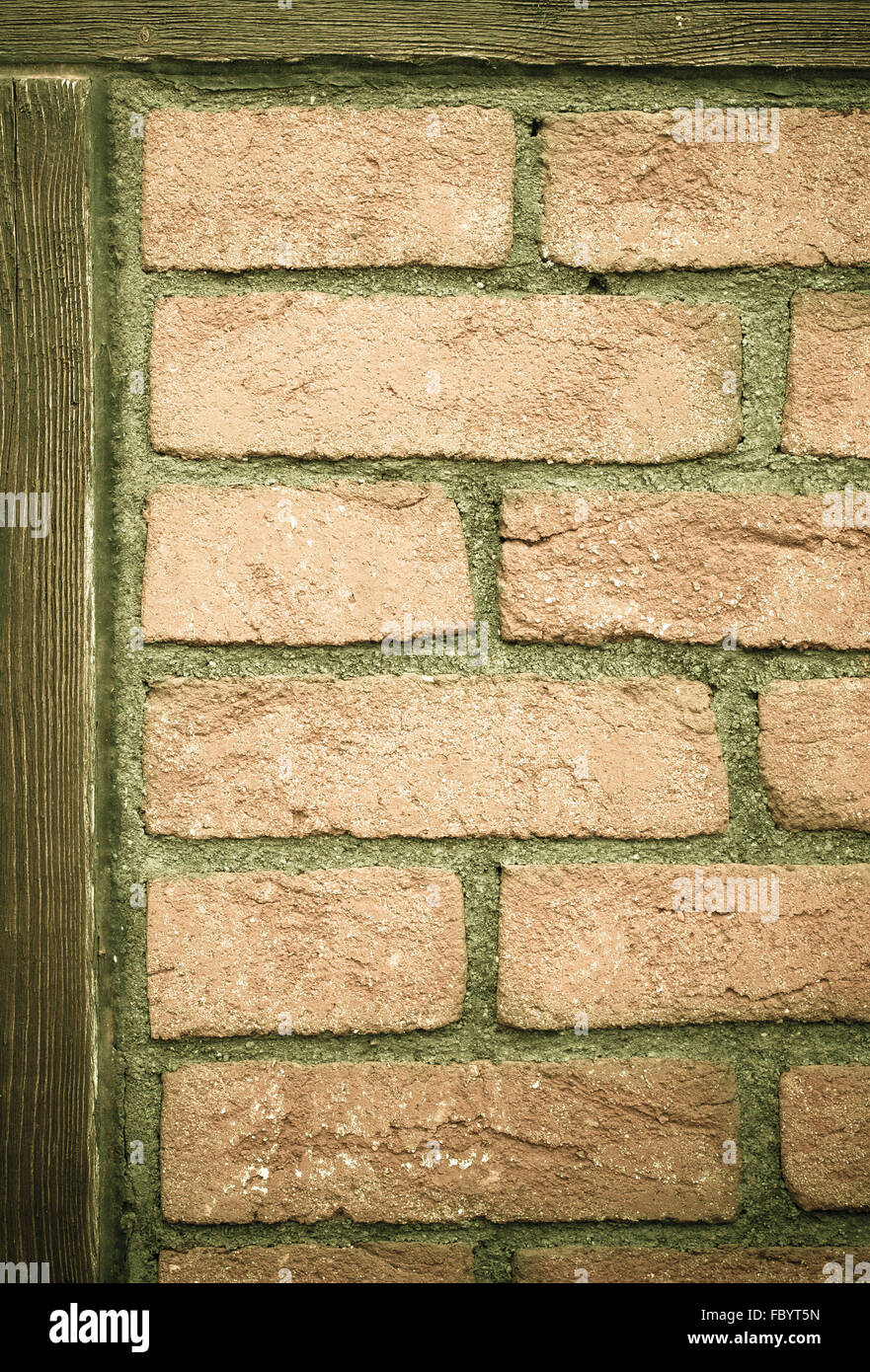 Architecture brick wall wooden beam hi-res stock photography and images ...