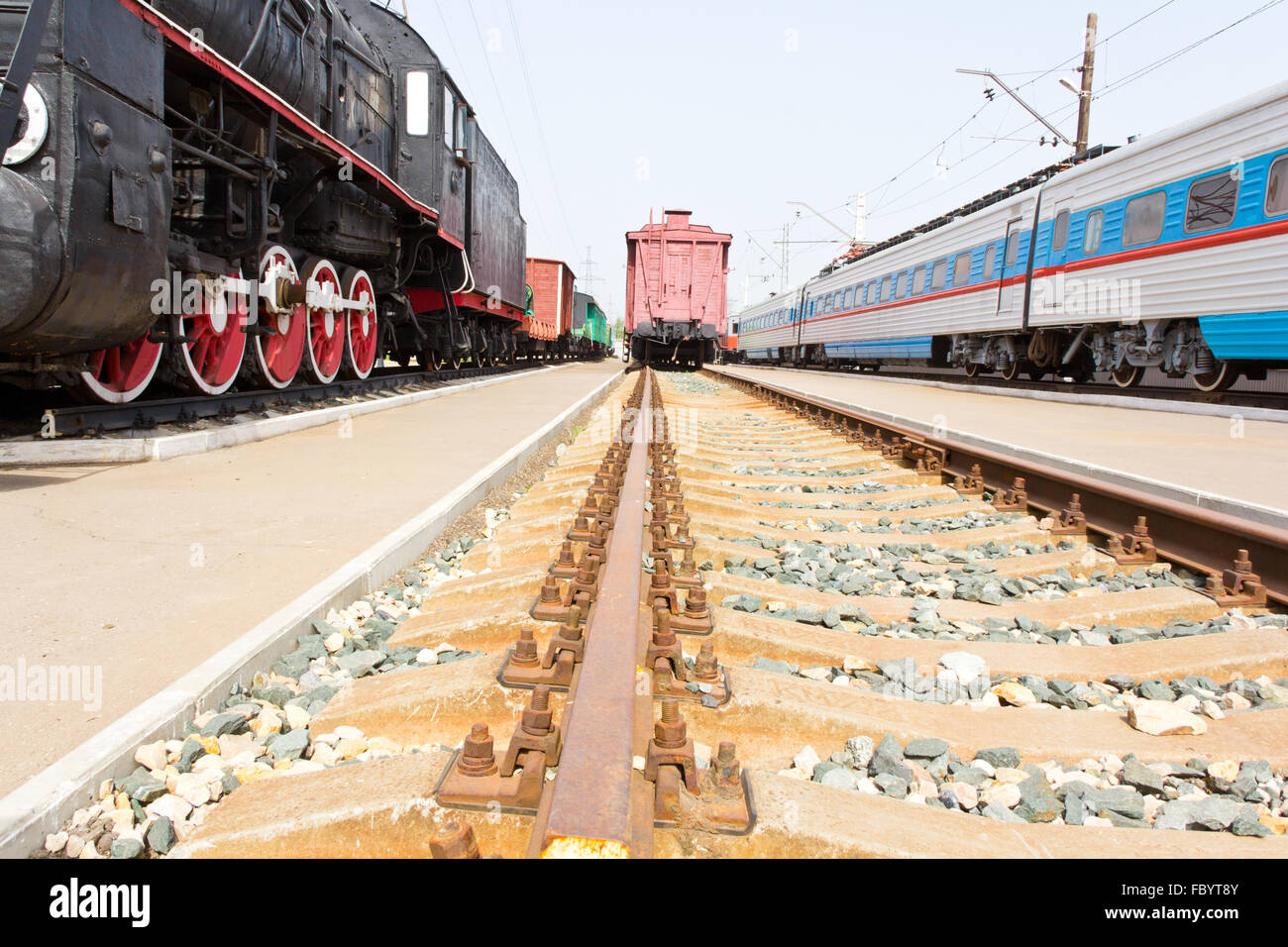 Old train way Stock Photo - Alamy