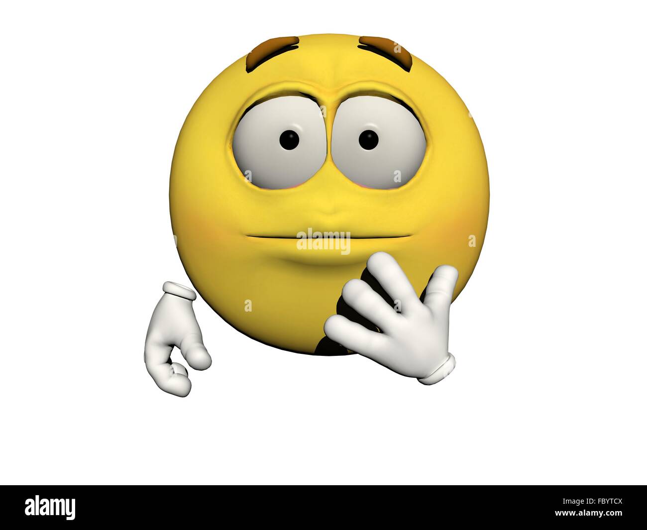 Emoticon surprised hi-res stock photography and images - Alamy