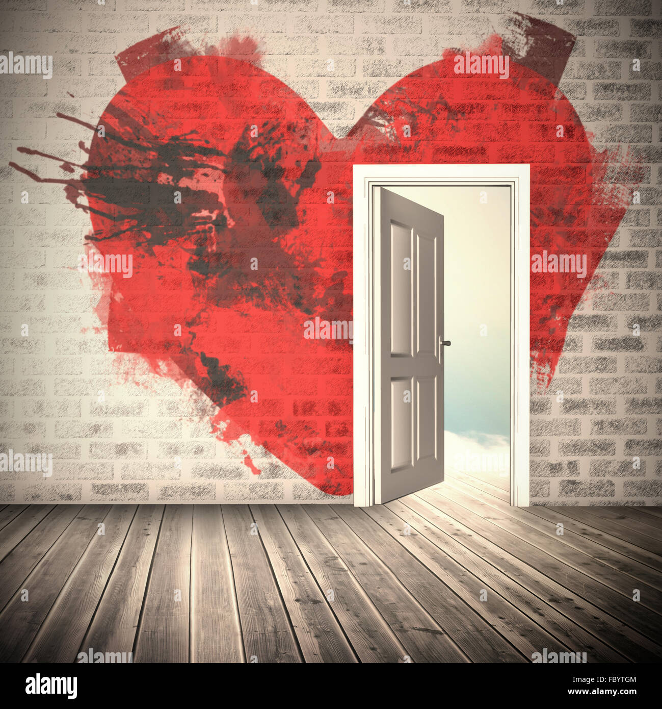 Composite image of heart Stock Photo - Alamy