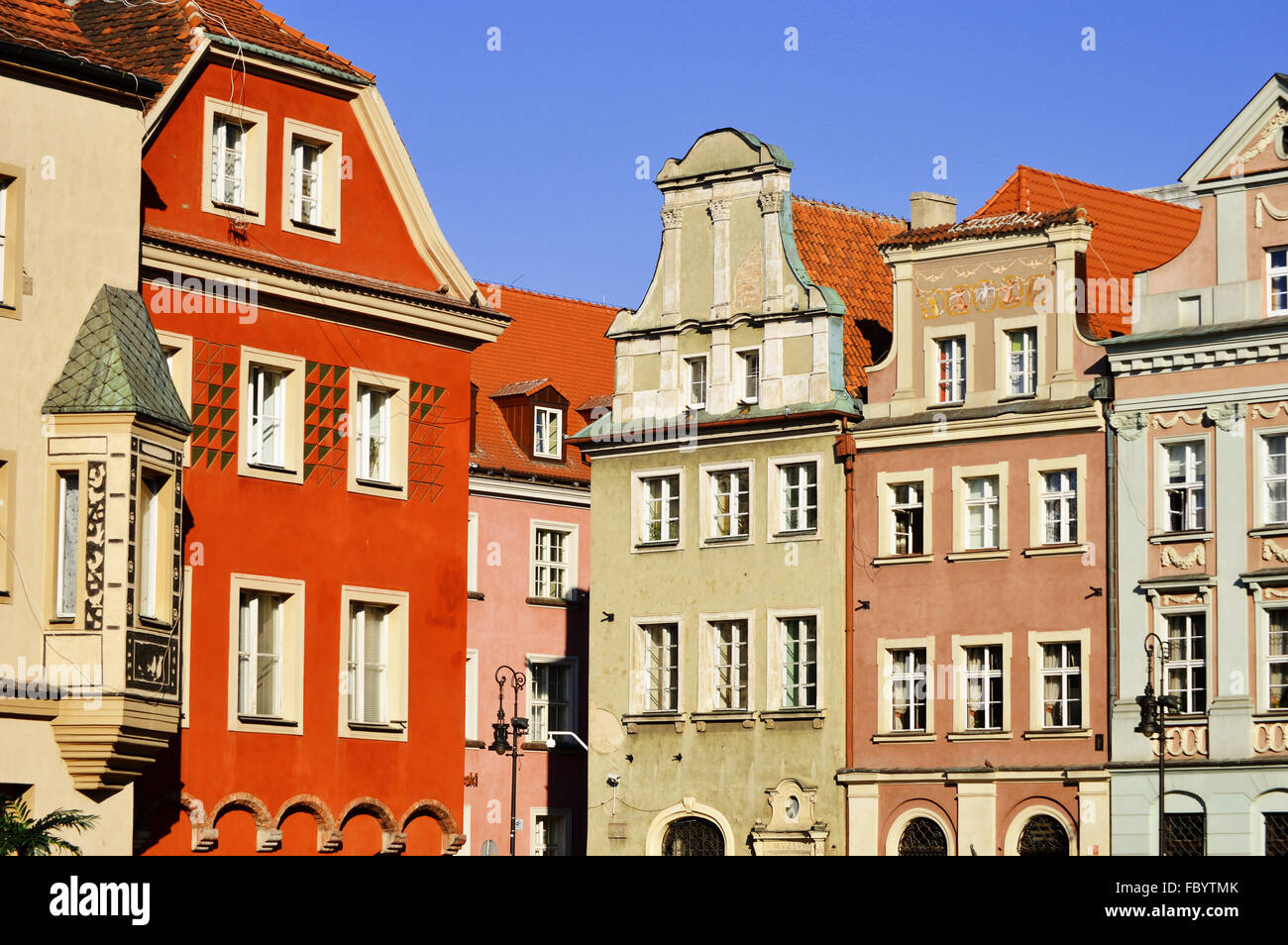 Architecture of Old Market in Poznan Stock Photo - Alamy