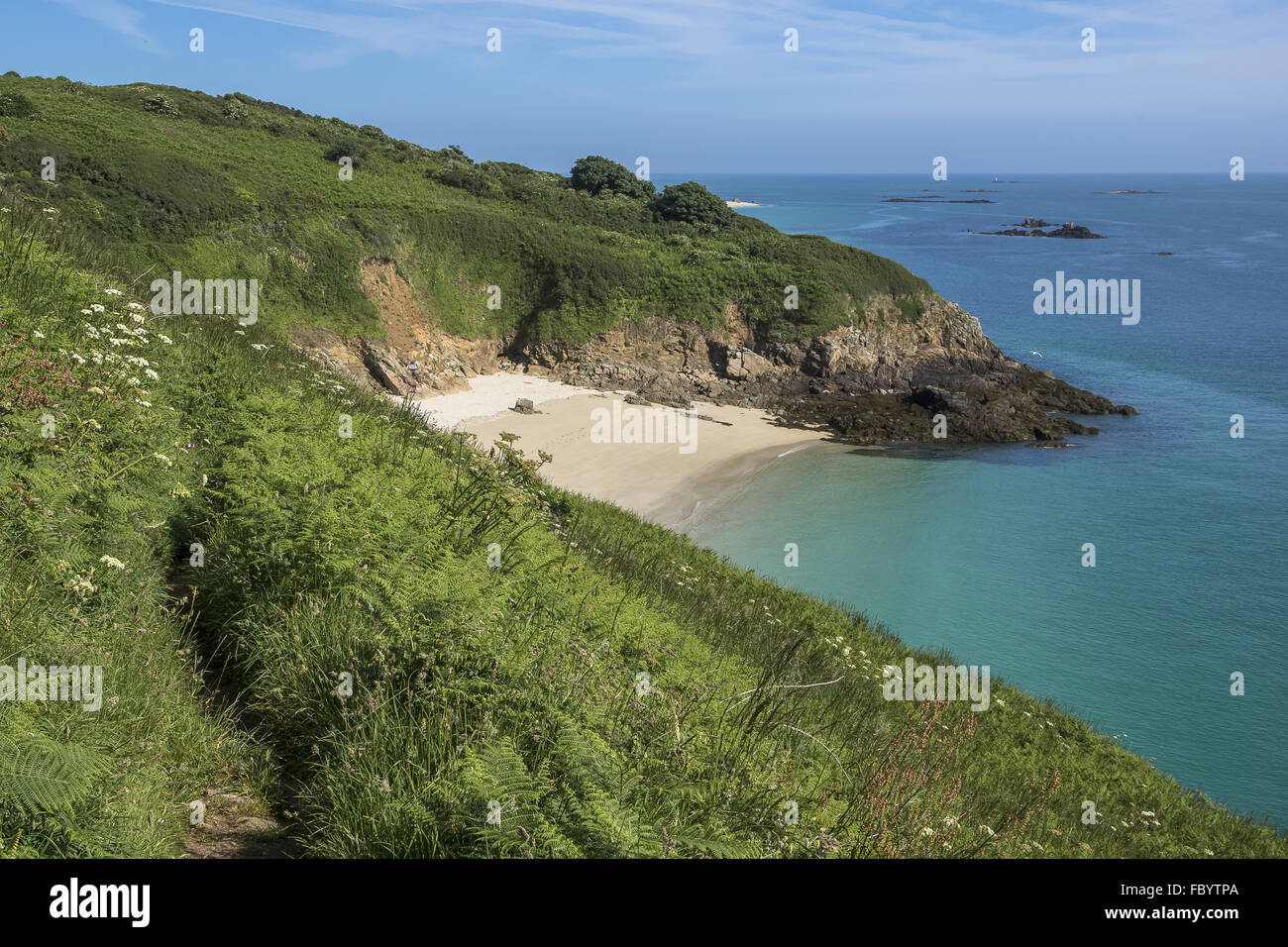 Herm island belvoir bay hi-res stock photography and images - Alamy